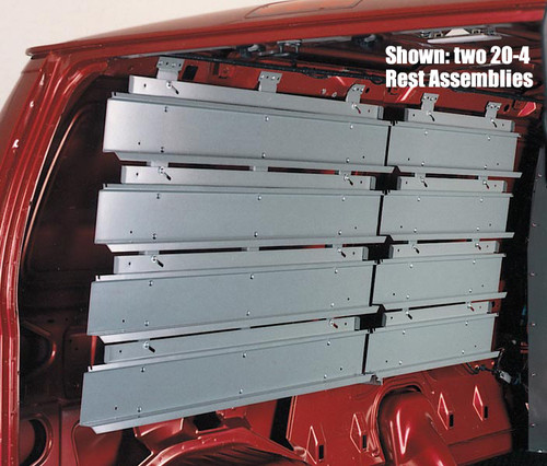 Adrian Steel 4 Row Hanging Bin Rack | Badger Body