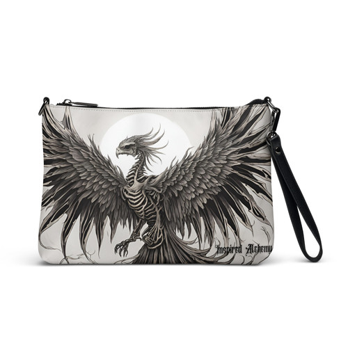 Stripped Down to the Bone Phoenix Crossbody bag | Inspired Alchemy LLC