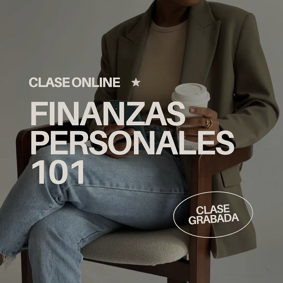 Finanzas Personales 101 | The Brand Therapy
