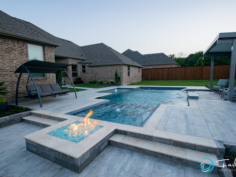 Fire Elements | Farley Pool Designs