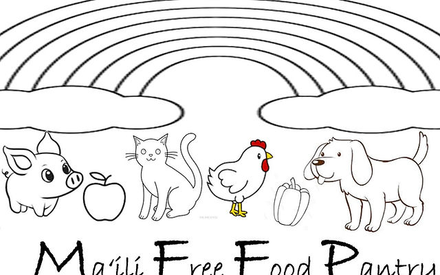 coloring pages food pantry