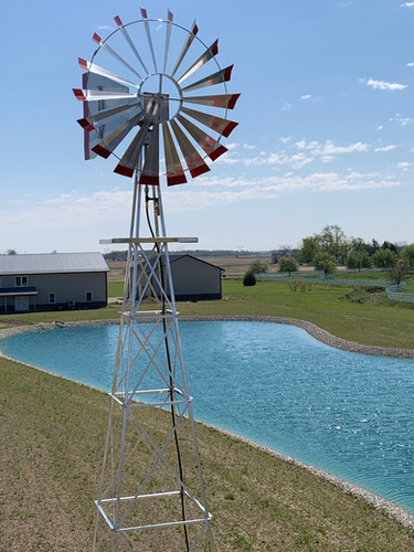 30 ft. Pond Aerator Windmill | A&S Advize