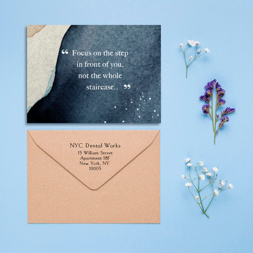 Business Appreciation Cards - Blue | Asaadi Graphics