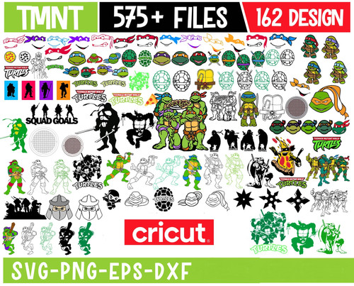 Ninja Turtles mega big bundle svg png clipart vector Cricut Cut Files ...