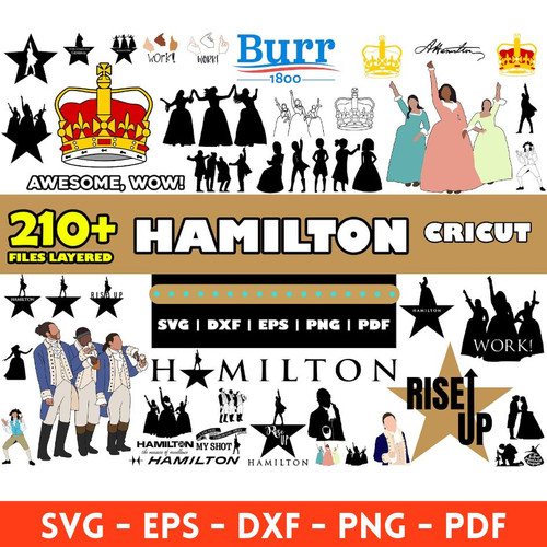 Hamilton Signature Studio mega big bundle svg png clipart vector Work ...