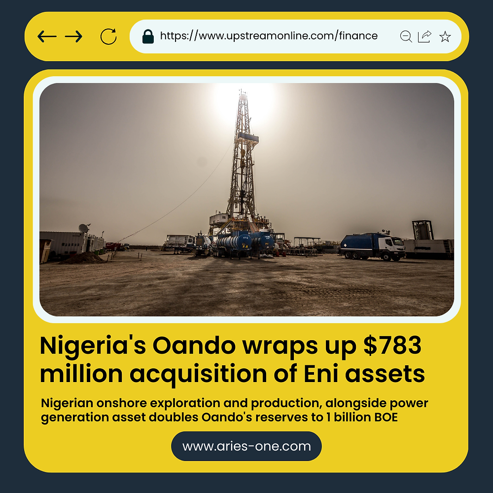 Project Management | Nigeria's Oando Finalizes $783 Million Acquisition ...