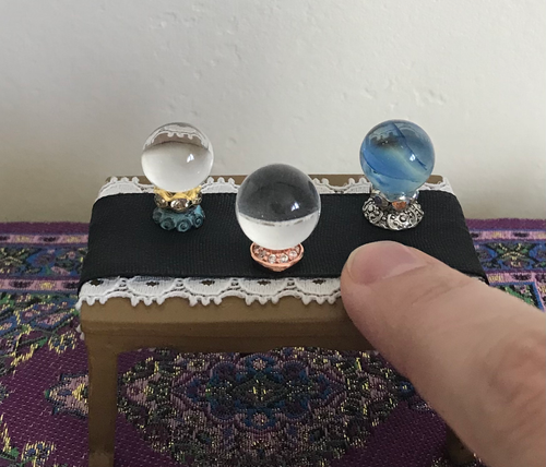 One Smaller Dollhouse Mini Crystal Ball in 3 Different Styles, Fortune ...