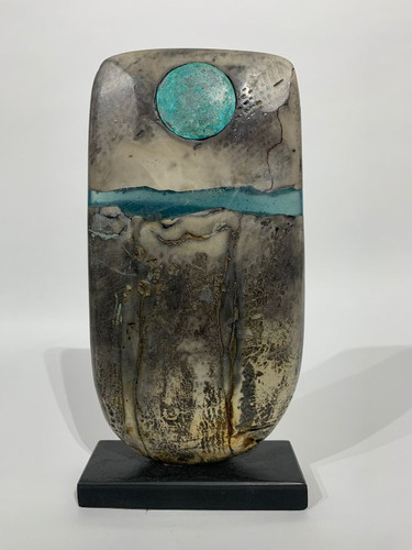 PETER HAYES 'Raku Bow' | Blackmore Gallery