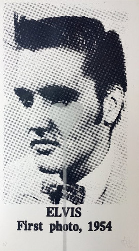 Pure Evil - Elvis First Photo 1954, Silver Heart | Gallery Pop
