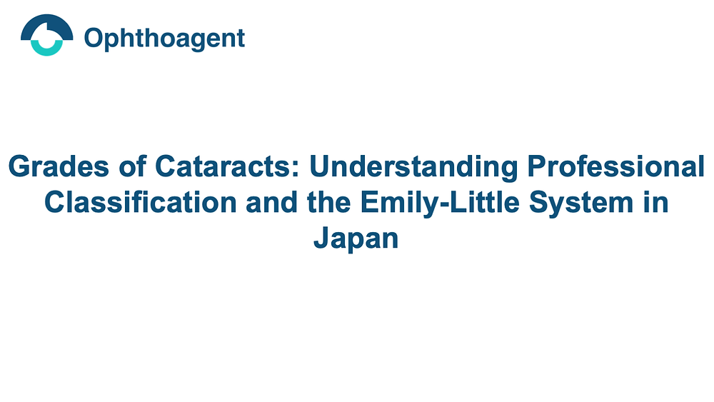 Grades of Cataracts: Understanding Professional Classification and the ...