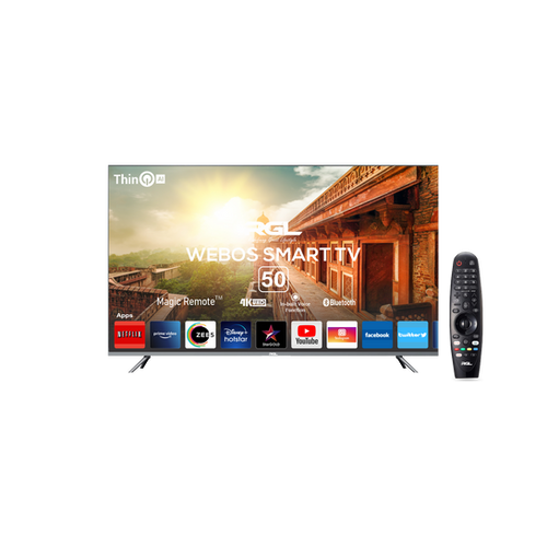 RGL 50" 4K WebOS Smart LED TV with Magic Remote & AI (RGL5001 WebOS) | RGL