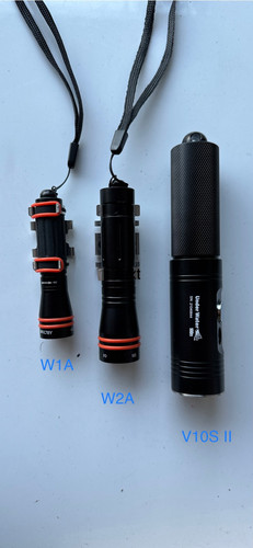 Archon W2A dive torch - perfect for cray loop, mask or soare torch etc ...