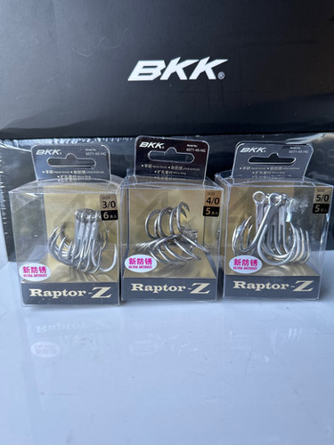 BKK Raptor Z treble Hooks - 6071-4X-HG | Mackdog tackle