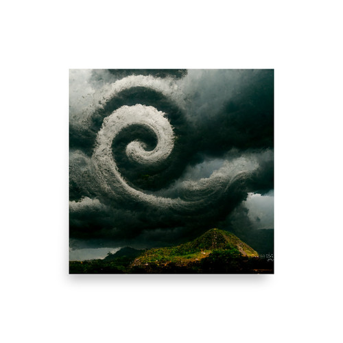 Juracán (10"x10") | El Cayito