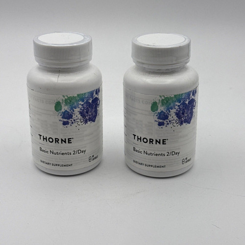 2 Thorne Basic Nutrients 2/Day Dietary Supplement 60 caps : 05 ...