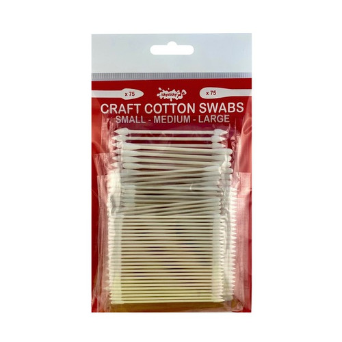Adhering to Quality! CRAFT COTTON SWABS MIXED SIZES 150 PACK | ICKYSTICKY