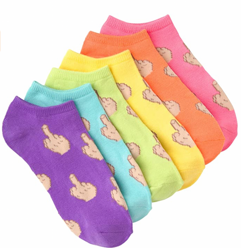 Middle Finger Ankle Socks | Duck Grief