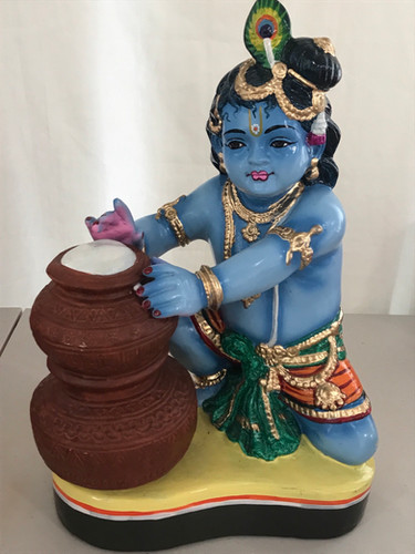 16" Double Pot Butter Krishna Special | DivineDolls
