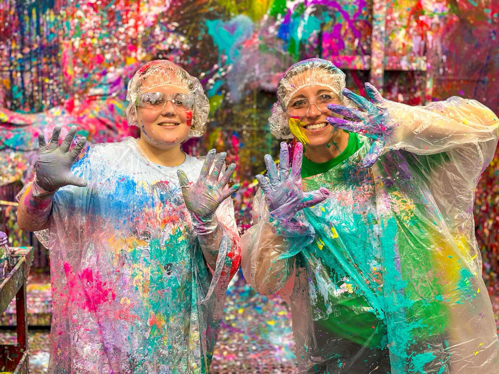 Splatter Painting | Creative Jam Art Co.