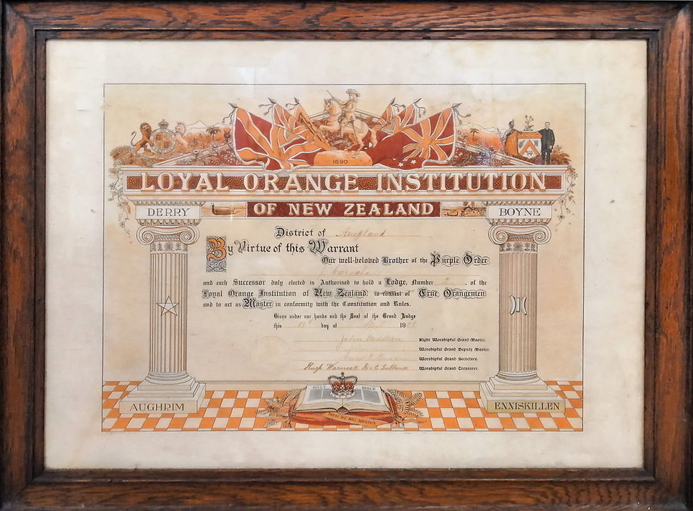 History of our Lodges | Orange Order