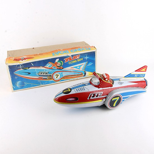Flying Boat - Classic Friction Tin Toy | Vintage Toy Emporium