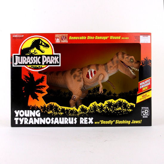 Young Tyrannosaurus Rex - Classic 1993 Jurassic Park Action Figure W1 ...