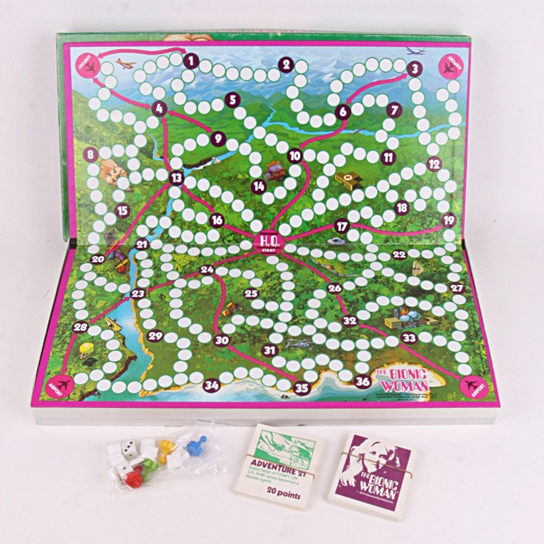The Bionic Woman - Vintage 1976 Board Game - Parker Brothers | Vintage ...