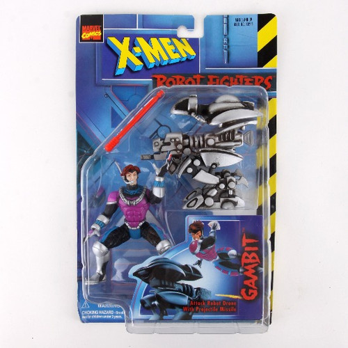 Gambit - Classic 1997 Marvel Comics X-Men Robot Fighters Action Figure ...