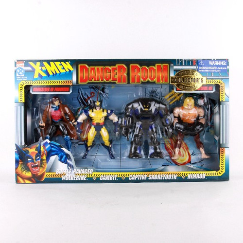 Wolverine, Gambit, Sabretooth & Nimrod - 1996 X-Men Danger Room - Toy ...