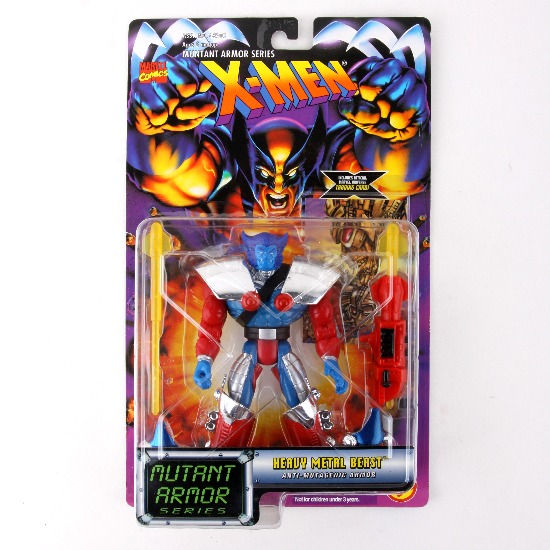 Heavy Metal Beast - 1996 X-Men Mutant Armor Series Action Figure - Toy ...