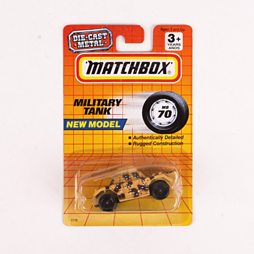 Military Tank #70 - Classic 1993 Matchbox - Die Cast Vehicle | Vintage ...