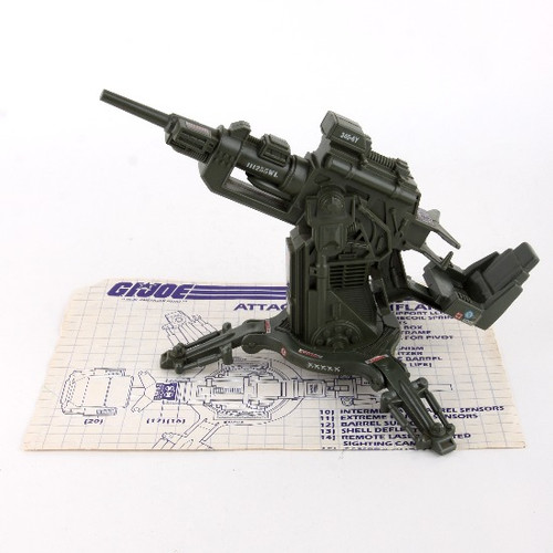 FLAK - Vintage 1982 G.I. Joe Field Light Attack Cannon - Hasbro ...