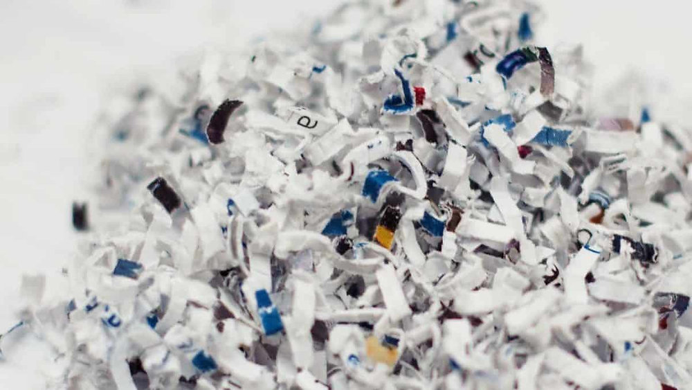 Common Shredding Methods (From Most to Least Secure)