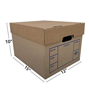 Trust ERMS Bankers Boxes (standard Letter Legal size) for the win!