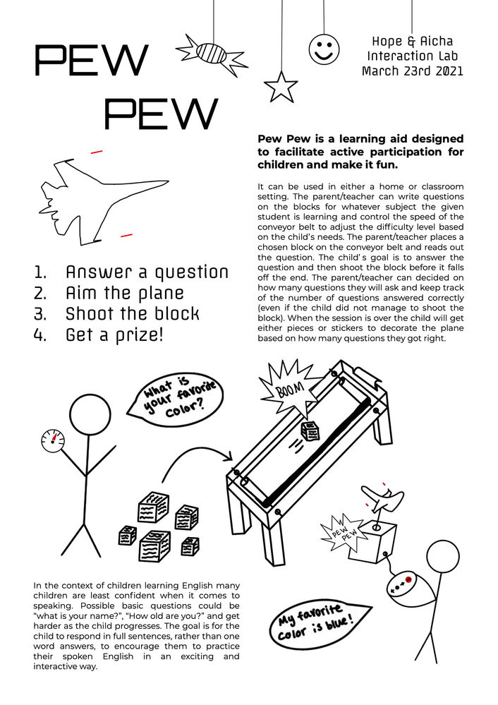 Pew Pew - Learning Aid Game