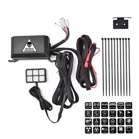 INFINITE OFFROAD Accessory Power Control Module (6 Button Panel ...