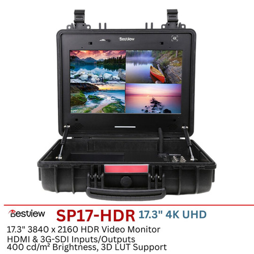 Desview SP17-HDR 17.3" 4K UHD Multiview Portable Broadcast Monitor ...