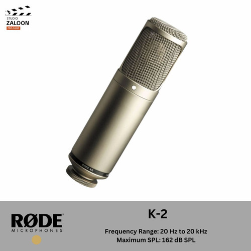 RODE K2 - Variable Pattern Studio Tube Condenser Microphone | Studio Zaloon