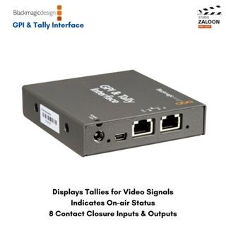 Blackmagic Design GPI & Tally Interface for ATEM Production Switchers ...