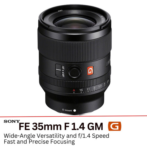 Sony FE 35mm f/1.4 GM Lens ( FE 35 F1.4 Gmaster ) | Studio Zaloon