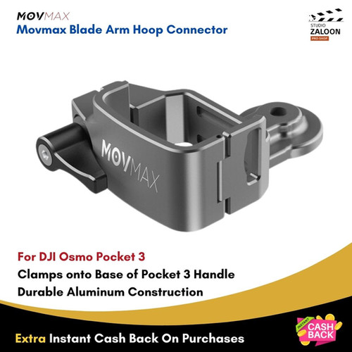MOVMAX Blade Arm Hoop Connector for DJI Osmo Pocket 3 | Studio Zaloon