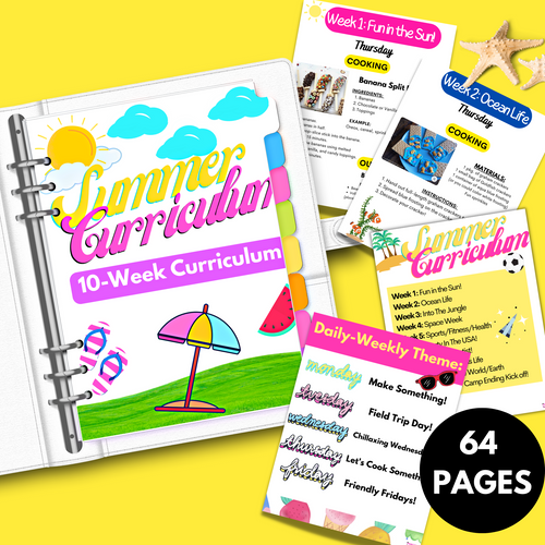 Summer Camp Curriculum For Preschool/School Age | Princess Educator