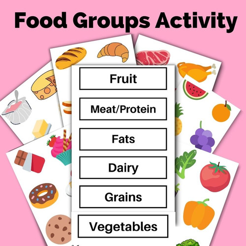 Food Groups Sorting Activity | Princess Educator