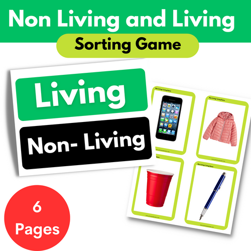Non-Living and Living Sorting Game | Princess Educator