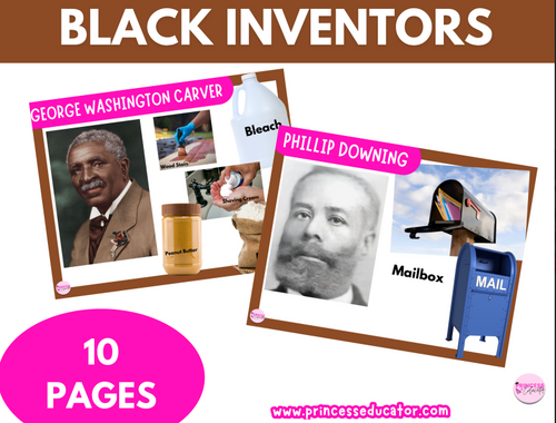 Black Inventors Learning Cards | Princess Educator