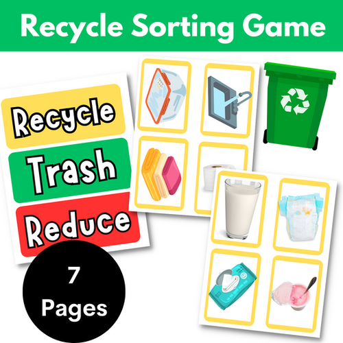 The Recycle Sorting Game | Princess Educator