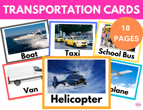 Transportation Cards | Princess Educator