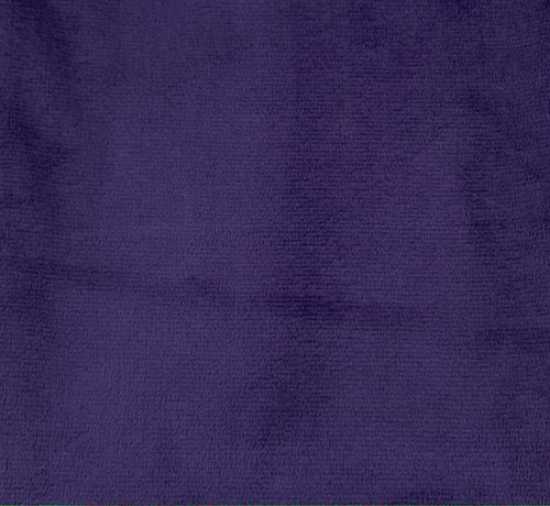 Eggplant Minky Cuddle Solid Fabric | Howl Fabric