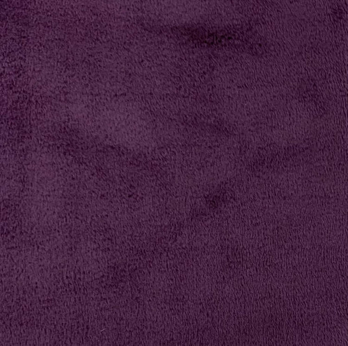 Plumwine Minky Cuddle Solid Fabric | Howl Fabric