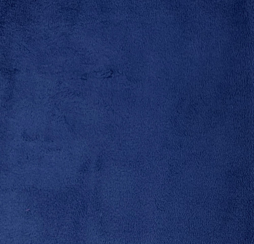 Royal Blue Minky Cuddle Solid Fabric | Howl Fabric